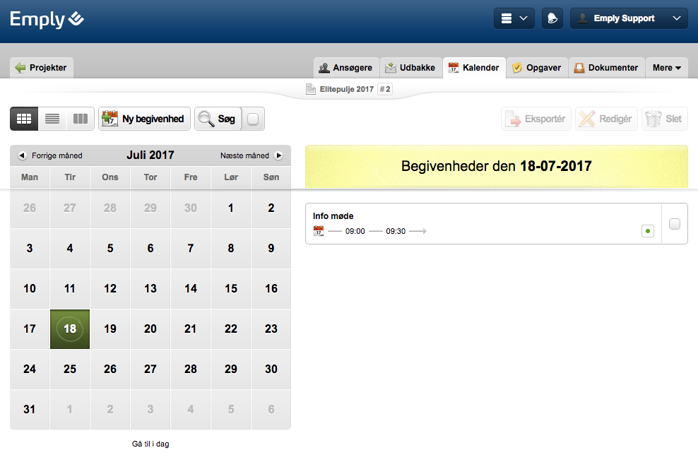 Book møde – Emply