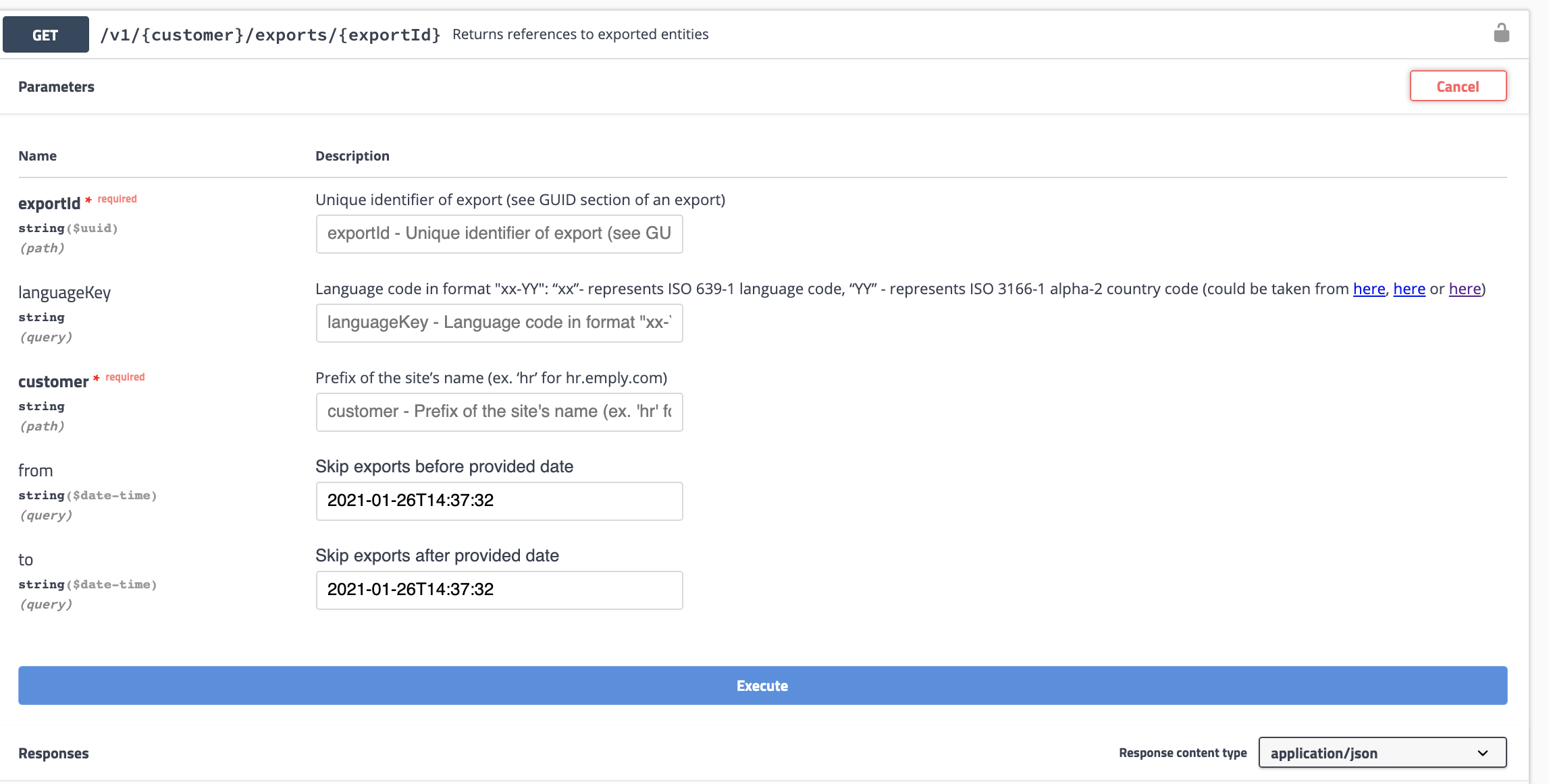 Export JSON Package – Emply