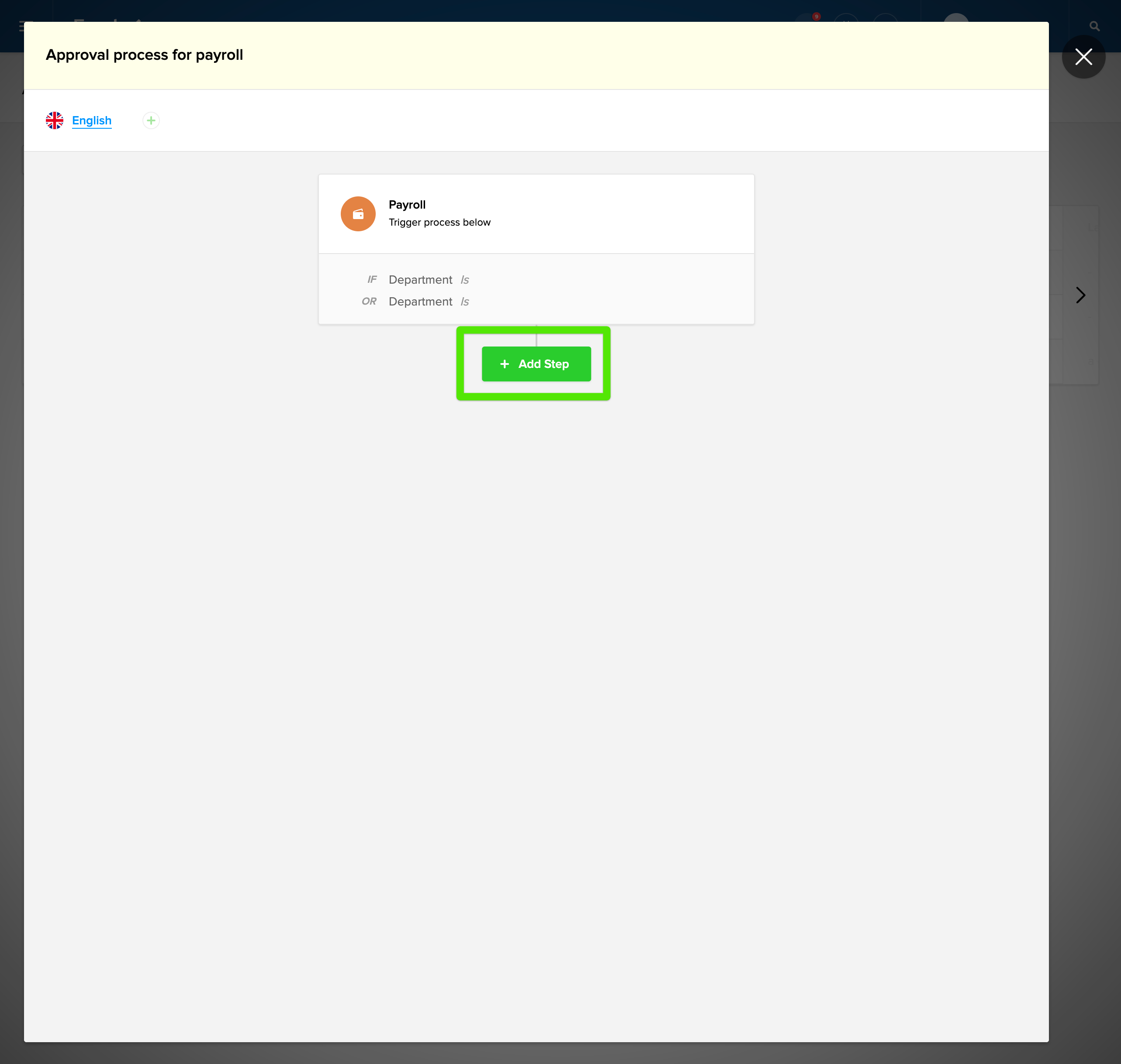 Create/edit an approval process for payroll – Emply